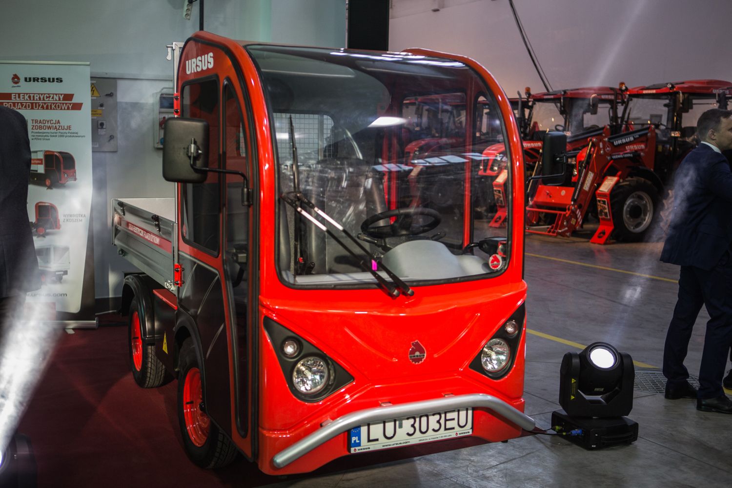 Dostawczy Ursus z elektrycznym silnikiem a nawet napędem 4x4