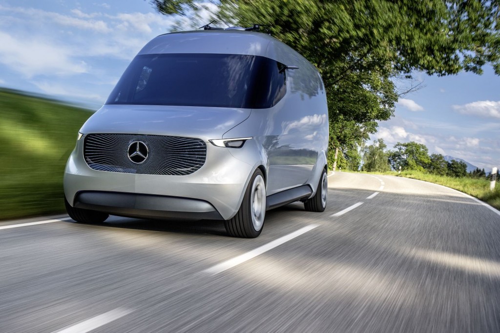 Mercedes-Benz Vision Van - auto przyszłości dla kuriera