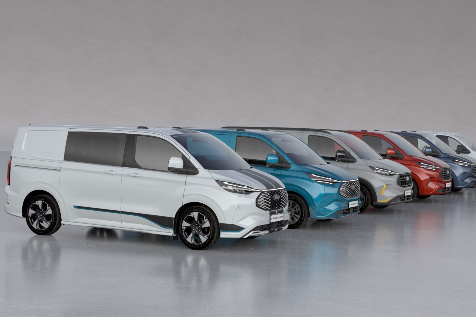 Ford Transit Custom z hybrydą 2.5 PHEV i dieslami o mocy do 170 KM